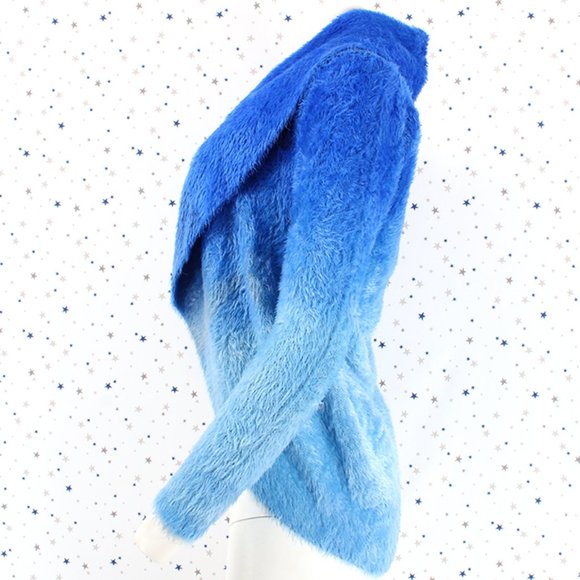 Sweaters | Fuzzy Ombre Cardigan Sweater Blue | Poshmark